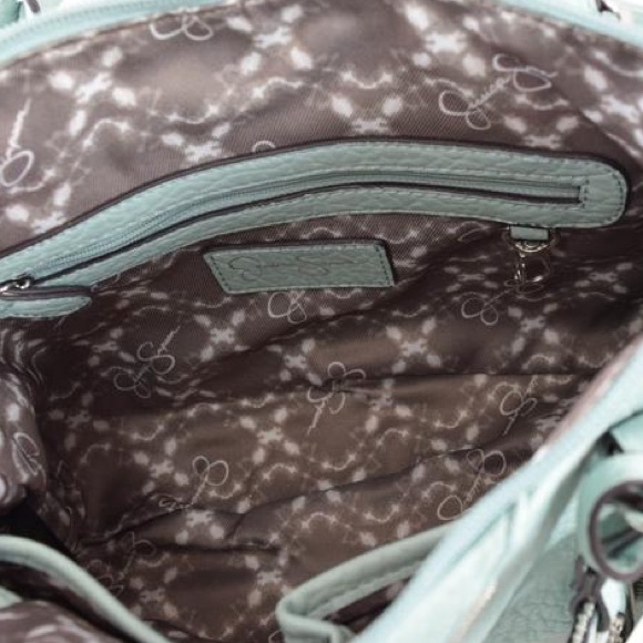 Jessica Simpson | Bags | Jessica Simpson Mason Blue Faux Leather Tote ...